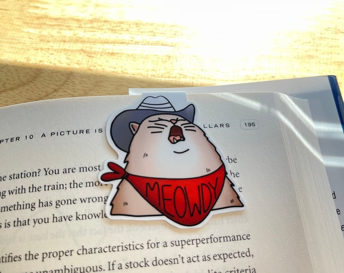 Chick Duck With Knife Magnetic Bookmark, Duck Meme Bookmarks, Handmade ...