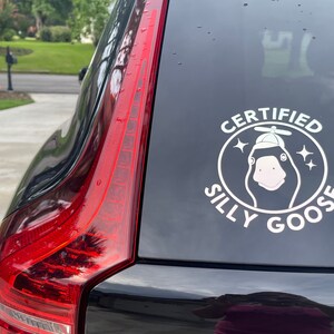 Certified Silly Goose on Board Holographic Bumper Car Window Transfer ...