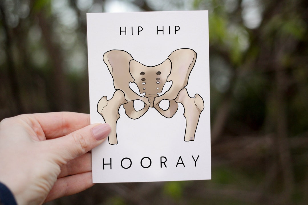 Hip Hip Hooray Card, Funny Birthday Card, Get Well Soon Card, Hip ...