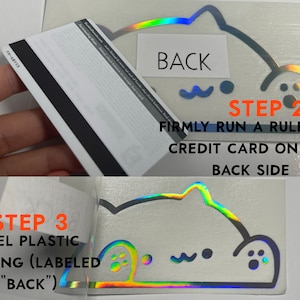 Bongo Cat Hologram Vinyl Sticker, Bongo Cat Meme Stickers, Laptop ...