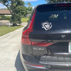 Back off Car Decal, Cute Vinyl Car Decal, Car Stickers, Trendy Car ...