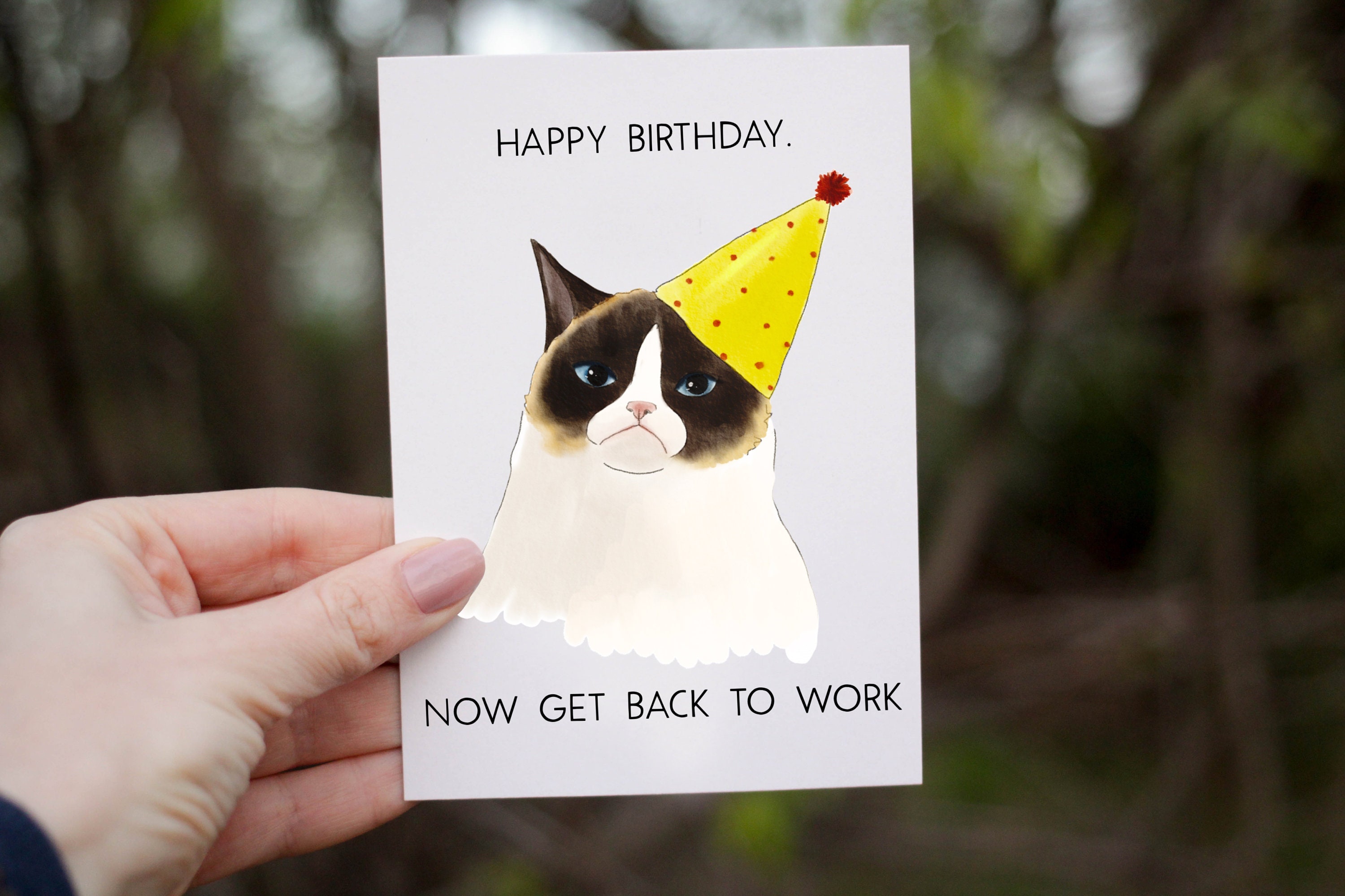 Grumpy Cat Happy Birthday
