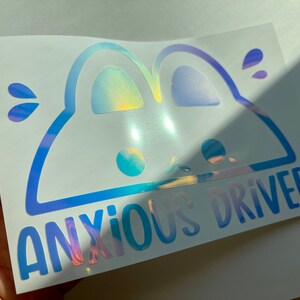 Bunny Anxious Driver, Please Be Patient Vinyl Car Decal, Funny New ...