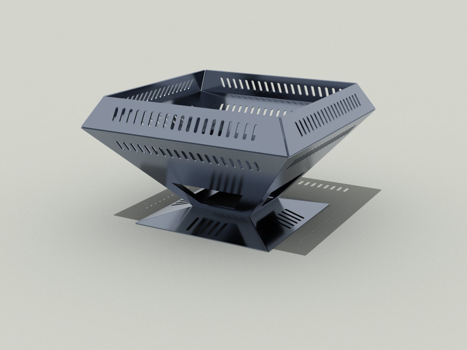 Fire Pit 675 X 675 DXF File Plasma Laser Cutting | Etsy