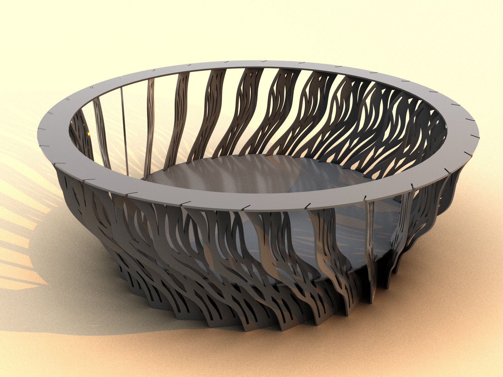 Fire Pit DXF. Digital Product. DXF File Plasma, Laser Cutting. DIY ...