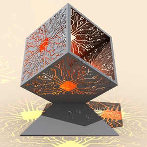 Fire Pit "cube". DXF File Plasma, Laser Cutting. DIY Metalwork. Ready ...