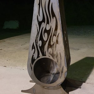 Large Garden Column Fire Pit DXF File Plasma, Laser Cutting. DIY ...
