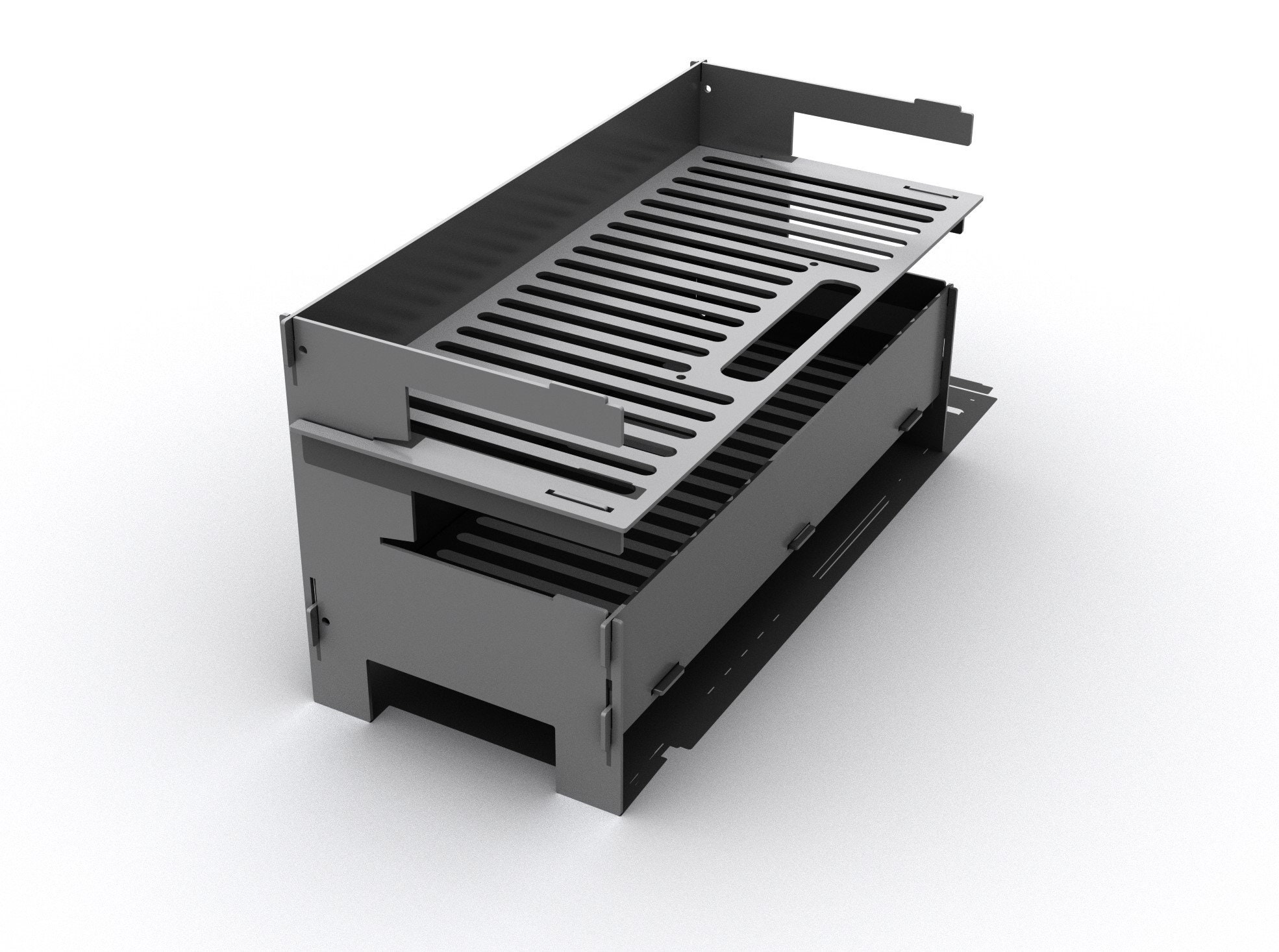 Collapsible Camping Grill. DXF File Plasma Cutting. Digital - Etsy