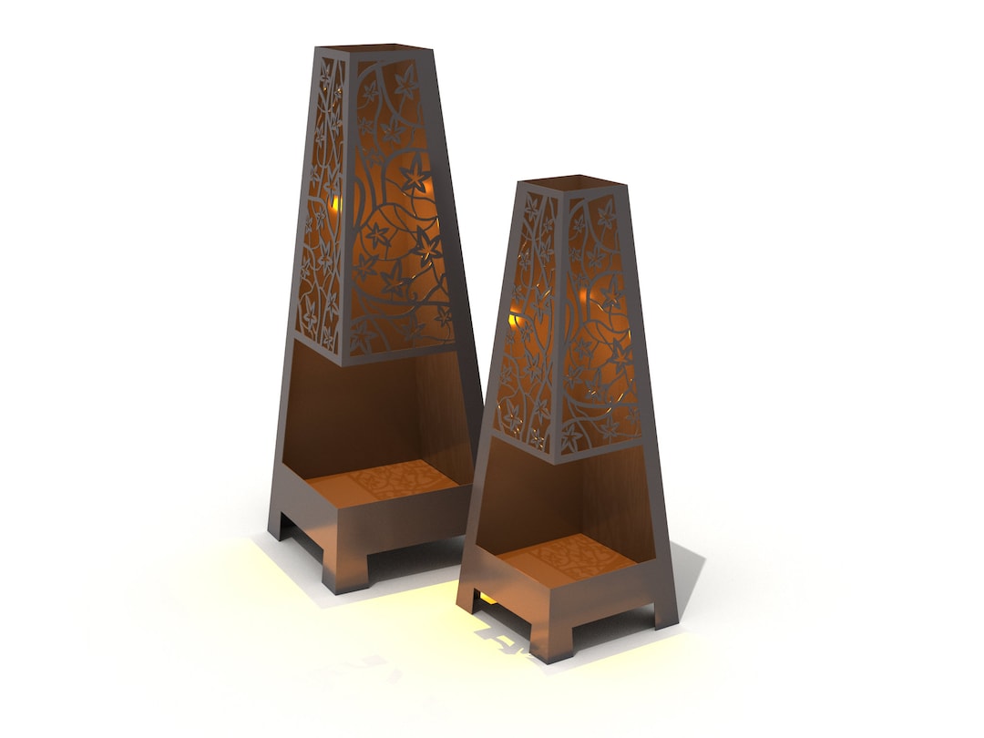 Pyramid 4 Fire Pit DXF. Digital Product. DXF File Plasma, Laser Cutting ...