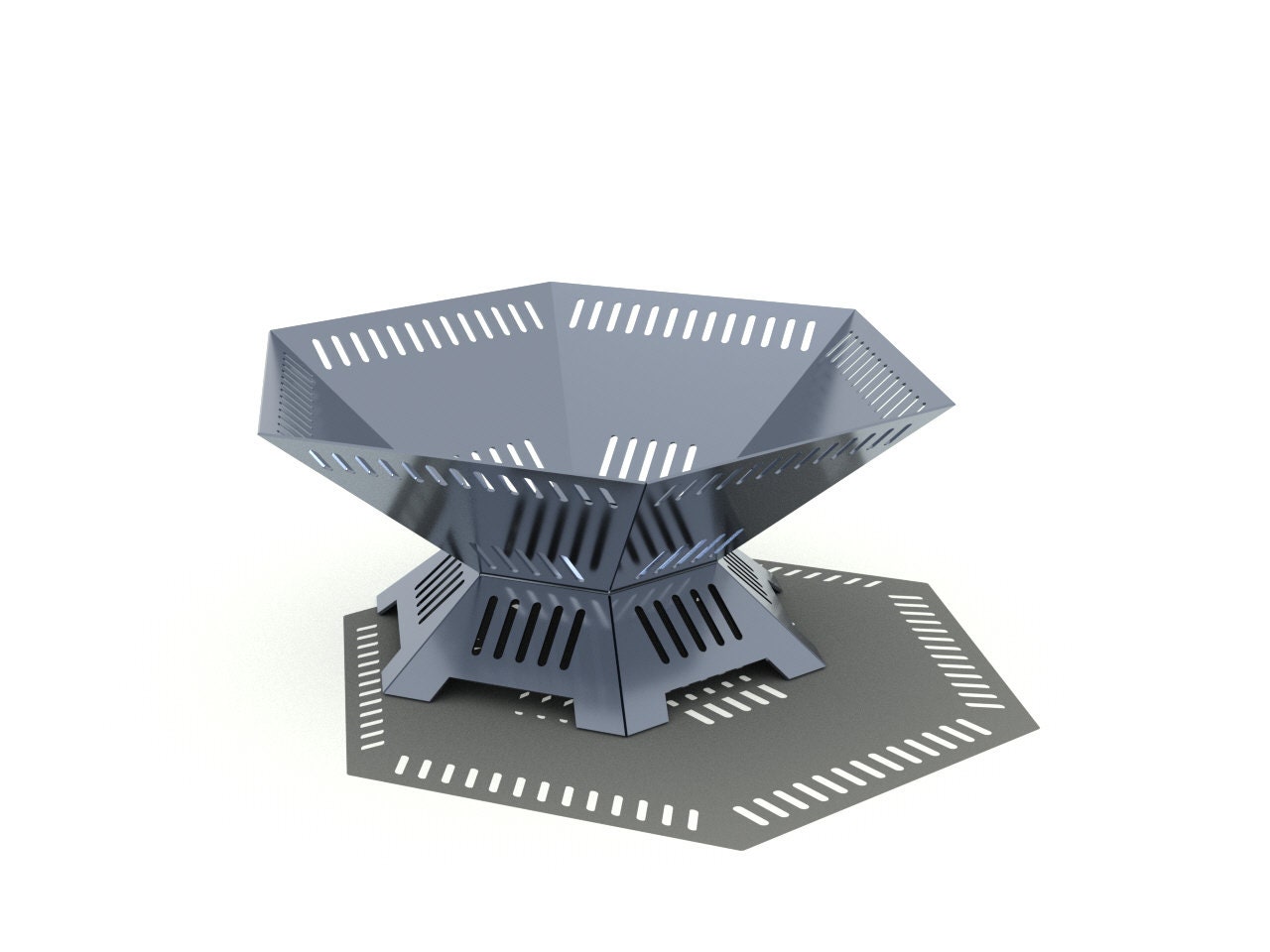 Fire Pit DXF File Plasma, Laser Cutting. DIY Metalwork. Ready-made ...