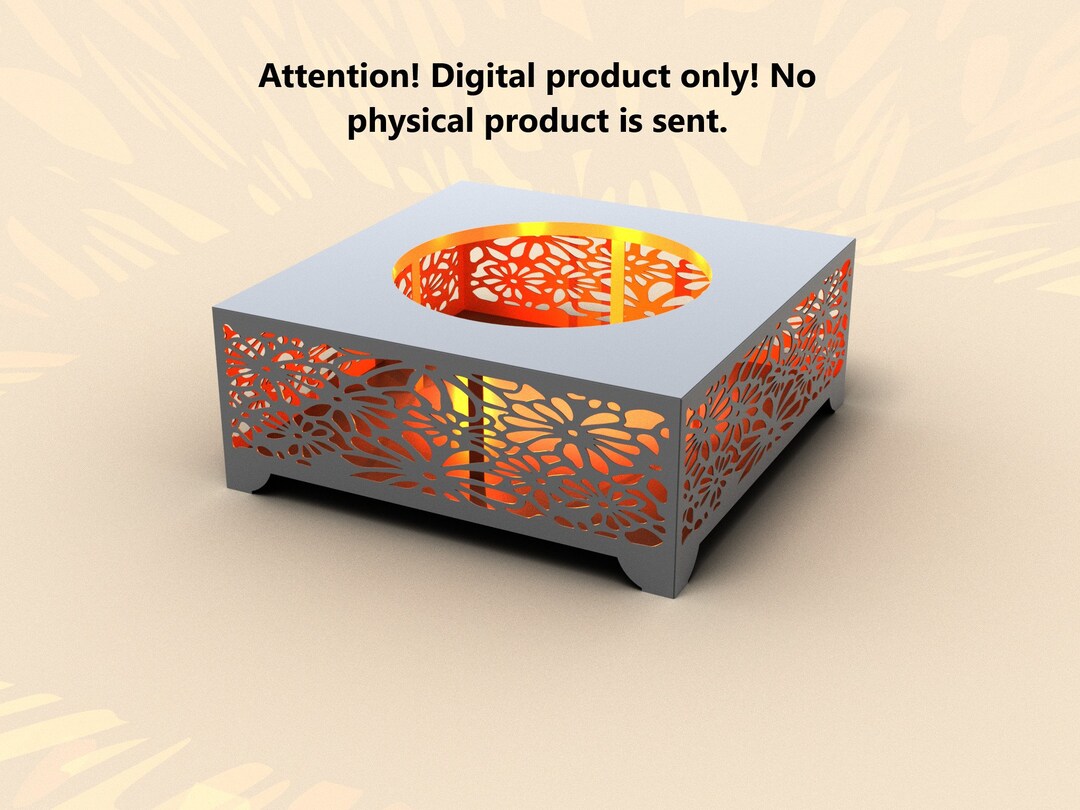 Fire Pit DXF File. Digital Product. DXF File Plasma, Laser Cutting. DIY ...