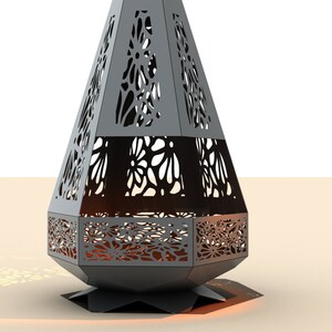 Pyramid 3 Fire Pit DXF. Digital Product. DXF File Plasma, Laser Cutting ...