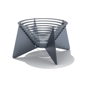 Collapsible Fire Pit, DXF File Plasma, Laser Cutting. DIY Metalwork ...
