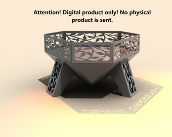 Fire Pit DXF File Plasma Laser Cutting. DIY Metalwork. - Etsy