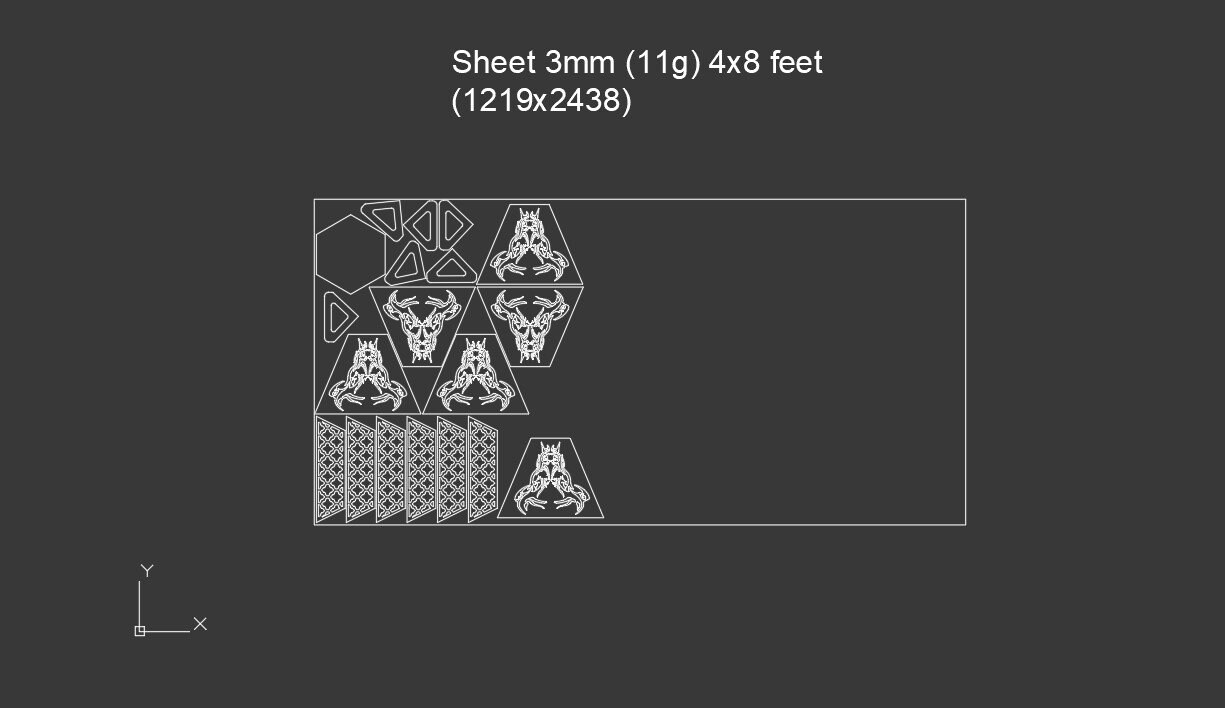 Fire Pit "bull" DXF File Plasma, Laser Cutting. DIY Metalwork. Ready ...
