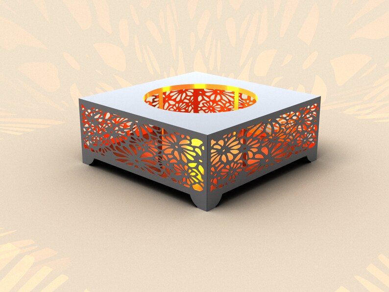 Fire Pit DXF File. Digital Product. DXF File Plasma, Laser Cutting. DIY ...