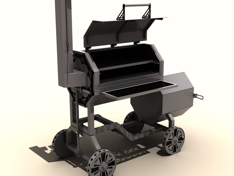 Smoker 2. DIY Plan. A Set of DXF Files Drawings for Assembly. DXF File ...