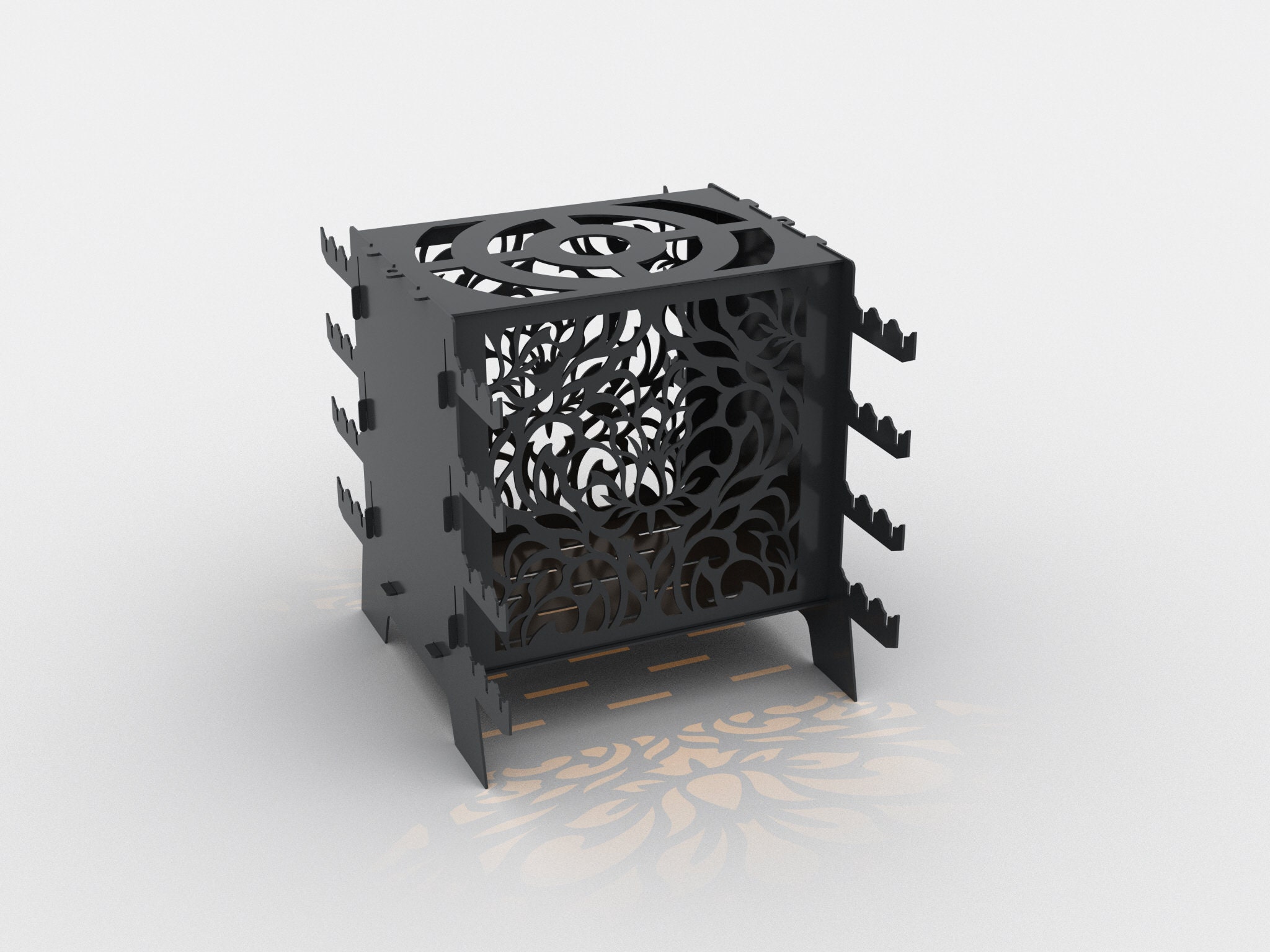 Vertical Grill Fire Pit . DXF File Plasma Laser Cutting. DIY - Etsy
