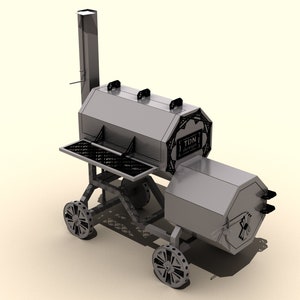 Smoker 2. DIY Plan. A Set of DXF Files + Drawings for Assembly. DXF ...