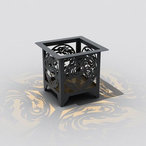 Fire Pit "dragon". Digital Product. DXF File Plasma, Laser Cutting - Etsy