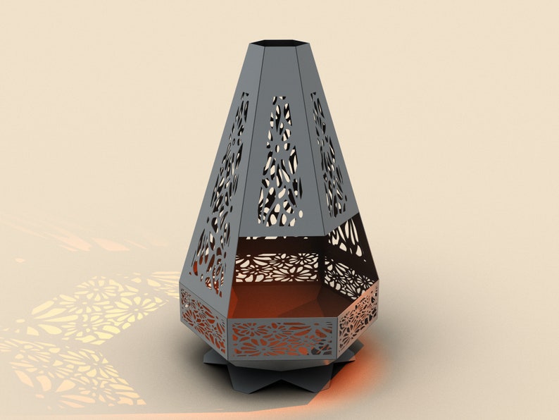 Pyramid 3 Fire Pit DXF. Digital Product. DXF File Plasma, Laser Cutting ...