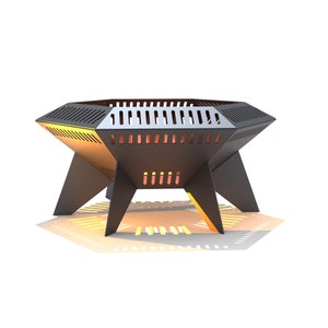 Fire Pit DXF File Plasma, Laser Cutting. DIY Metalwork. Ready-made ...