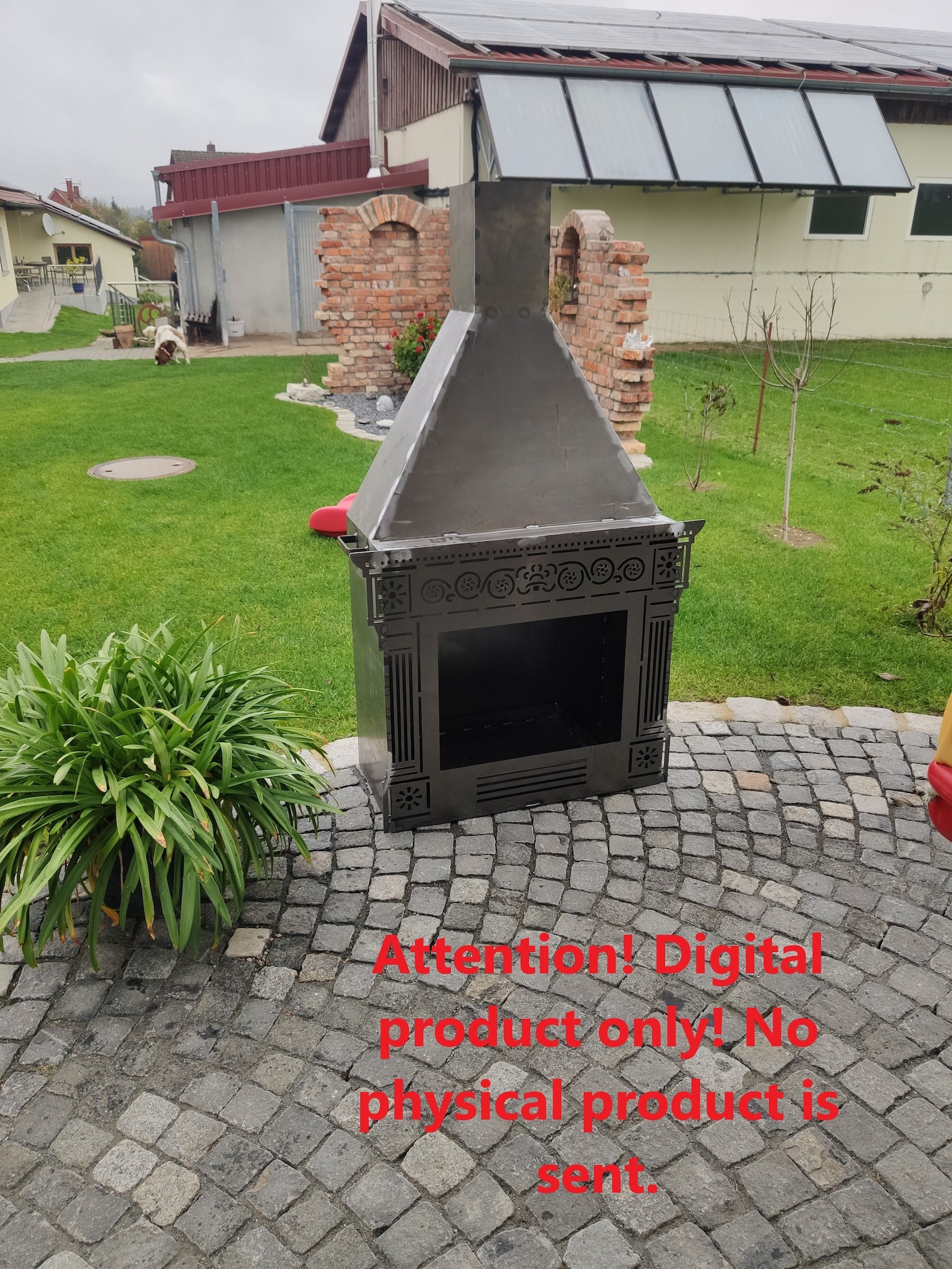 Garden Fireplace Fire Pit, DXF File Plasma, Laser Cutting. DIY ...