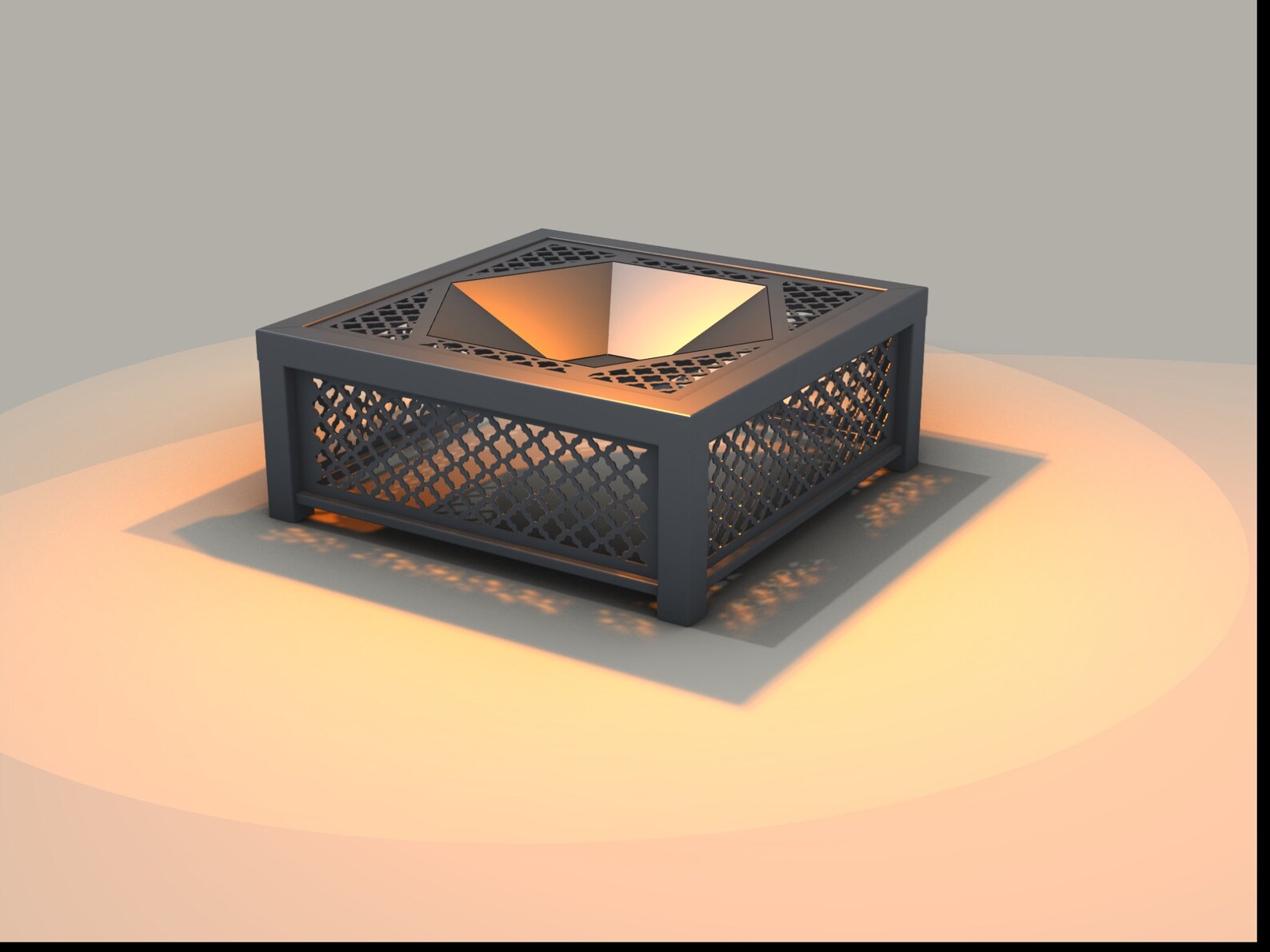 Outdoor Fire Pit DXF File Plasma, Laser Cutting. DIY Metalwork. Ready ...