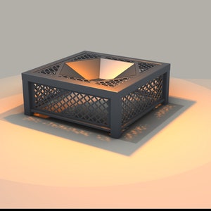 Outdoor Fire Pit DXF File Plasma, Laser Cutting. DIY Metalwork. Ready ...