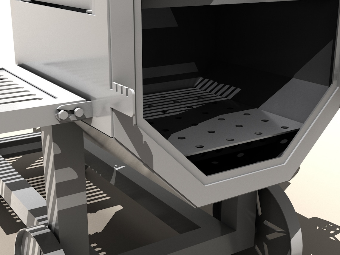 Smoker DIY Plan. A Set of DXF Files + Drawings for Assembly. DXF File ...