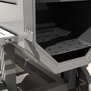 Smoker DIY Plan. A Set of DXF Files + Drawings for Assembly. DXF File ...