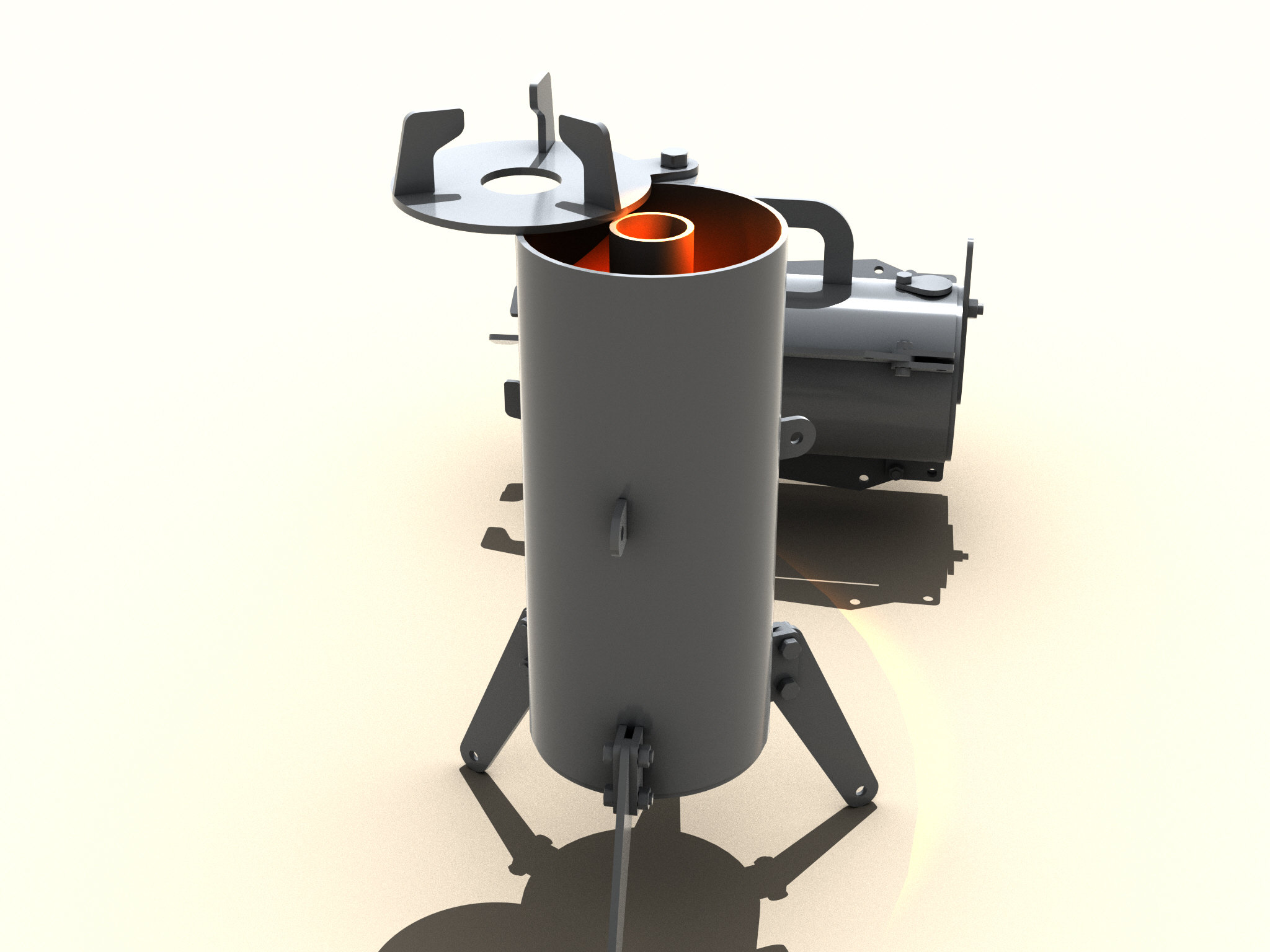 Camping Stove Made of a Piece of Pipe. Digital Product. DXF - Etsy