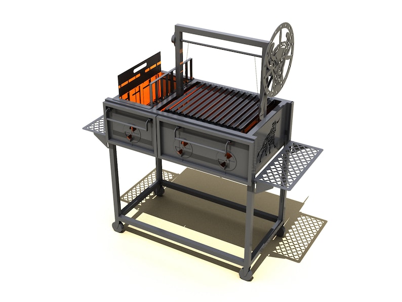 Santa Maria Grill. DIY Plan. A Set of DXF Files Drawings for Assembly ...