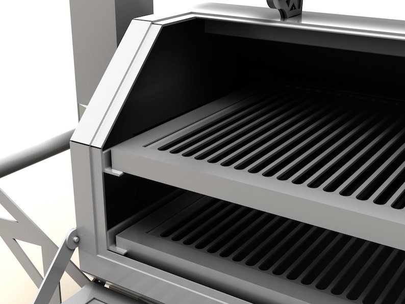 Smoker DIY Plan. A Set of DXF Files Drawings for Assembly. - Etsy Australia