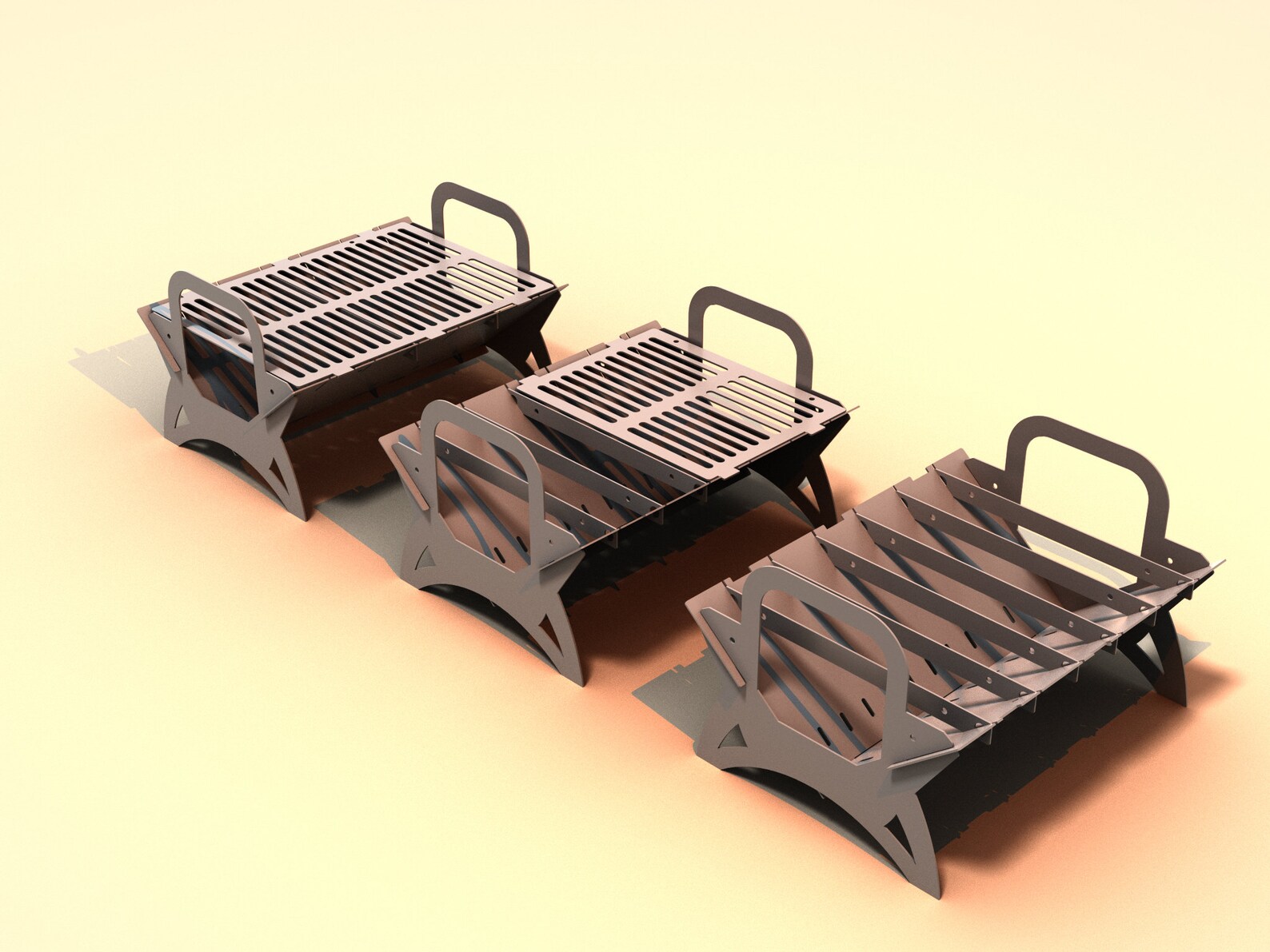 Fire Pits DXF Collapsible DXF File Plasma, Laser Cutting - Etsy