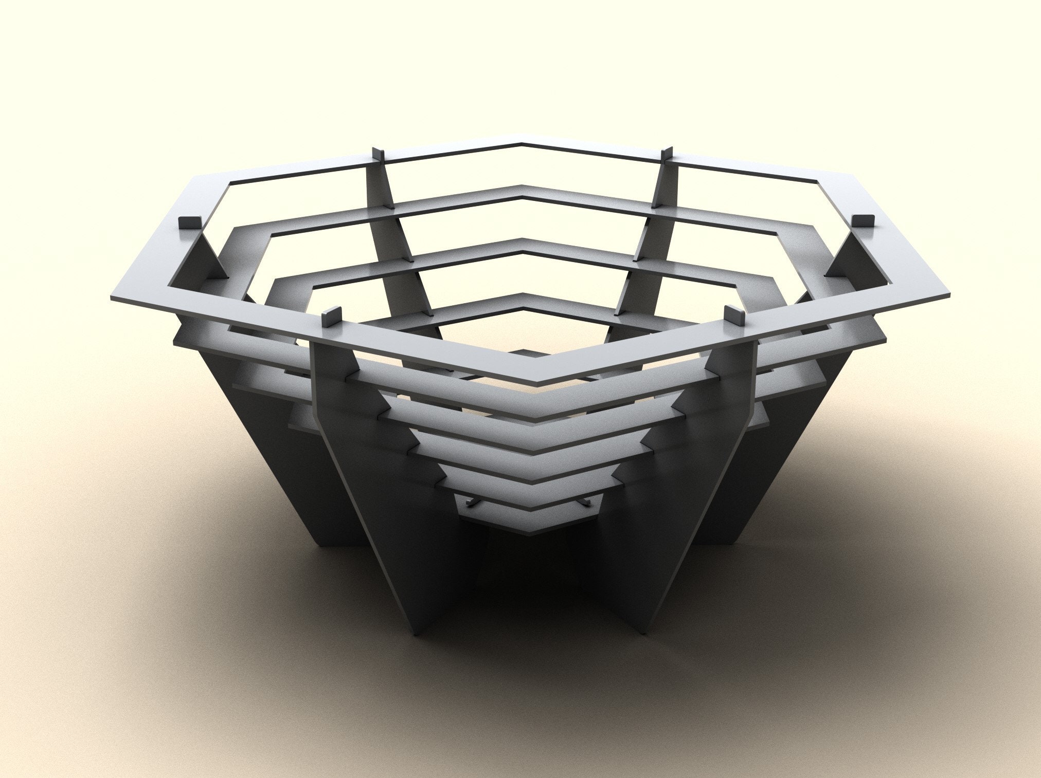 Collapsible Fire Pit, DXF File Plasma, Laser Cutting. DIY Metalwork ...