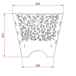 Fire Pit Collapsible "flowers". Digital Product. DXF File Plasma, Laser ...