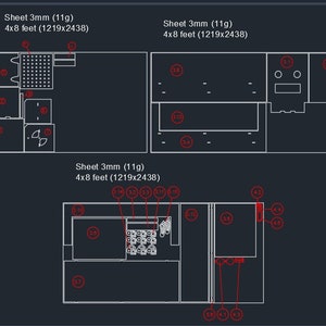 Smoker Reverse Flow DIY Plan. A Set of DXF Files + Drawings for ...