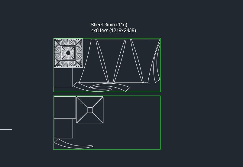 Fire Pit DXF File. Digital Product. DXF File Plasma, Laser Cutting. DIY ...