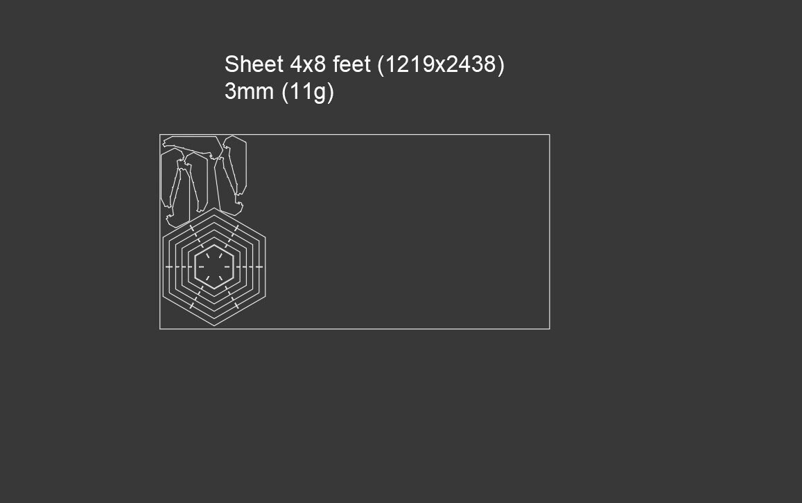 Collapsible Fire Pit, DXF File Plasma, Laser Cutting. DIY Metalwork ...