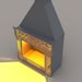 Garden Fireplace Fire Pit, DXF File Plasma, Laser Cutting. DIY ...