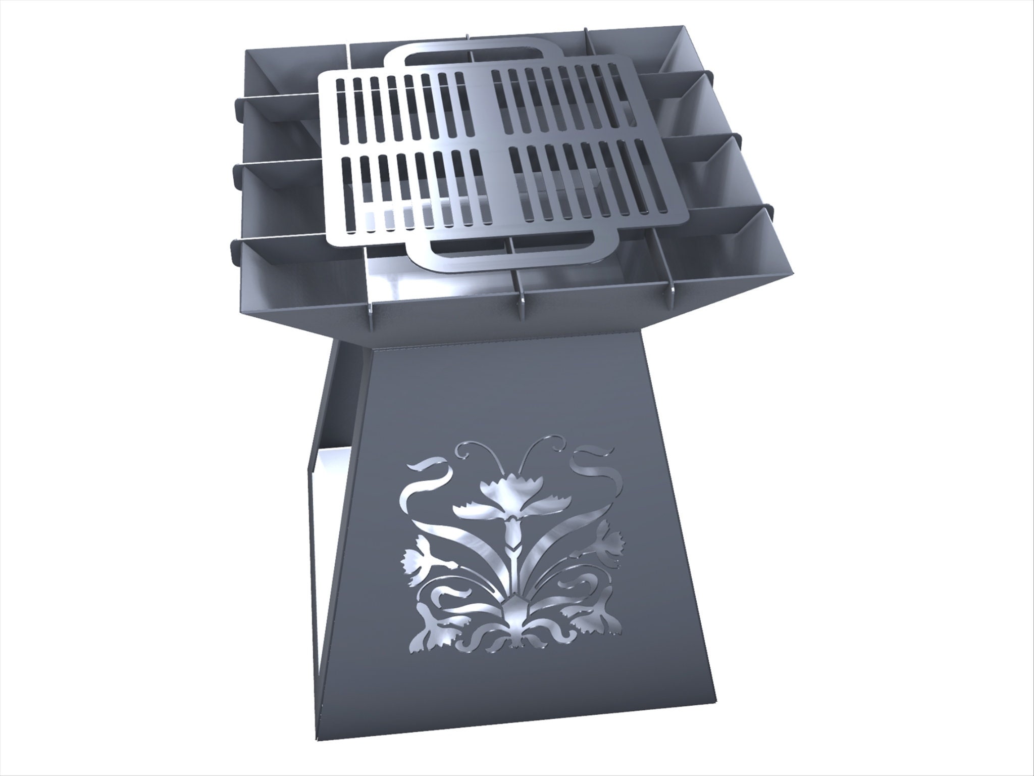 Fire Pit 655mm X655mm DXF File Plasma Laser Cutting - Etsy