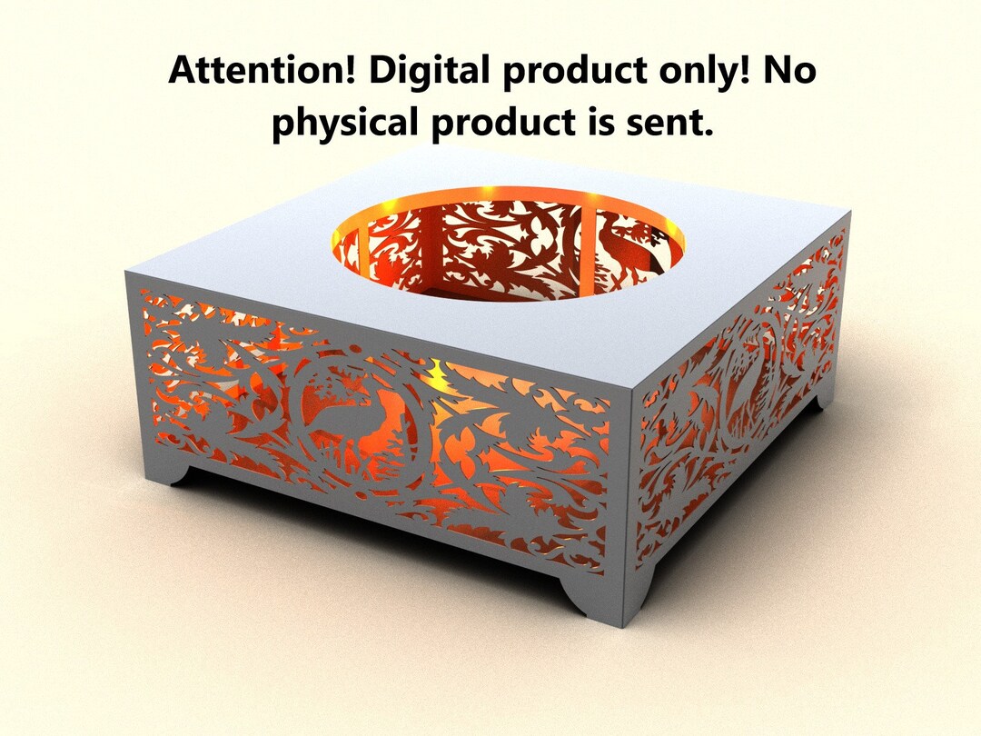 Fire Pit DXF File. 3 Sizes. Welding and Disassembly Assembly. Digital ...