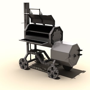 Smoker 2. DIY Plan. A Set of DXF Files + Drawings for Assembly. DXF ...