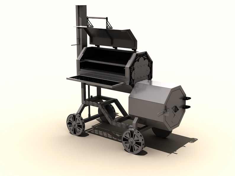 Smoker 2. DIY Plan. A Set of DXF Files + Drawings for Assembly. DXF ...