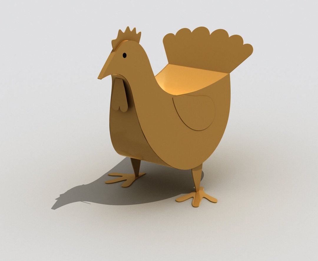 Garden Decor "chicken". Cutting File DXF Plasma, Laser. - Etsy