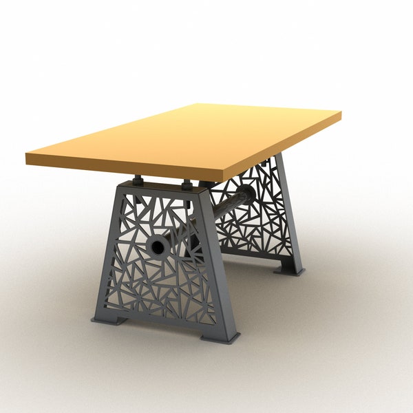 Metal Coffee Table Leg DXF File for CNC Laser Plasma Cutting, Metal ...