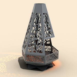 Pyramid Fire Pit DXF. Digital Product. DXF File Plasma, Laser Cutting ...