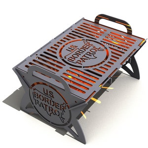 Collapsible Camping Fire Pit. DXF File Plasma Cutting. Digital Product ...