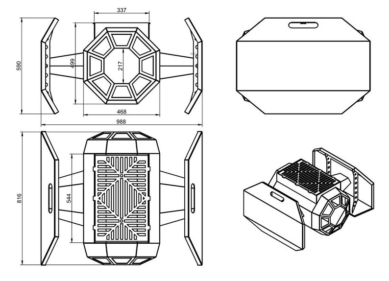 Fire Pit "starwars". Digital Product. DXF File Plasma, Laser Cutting ...